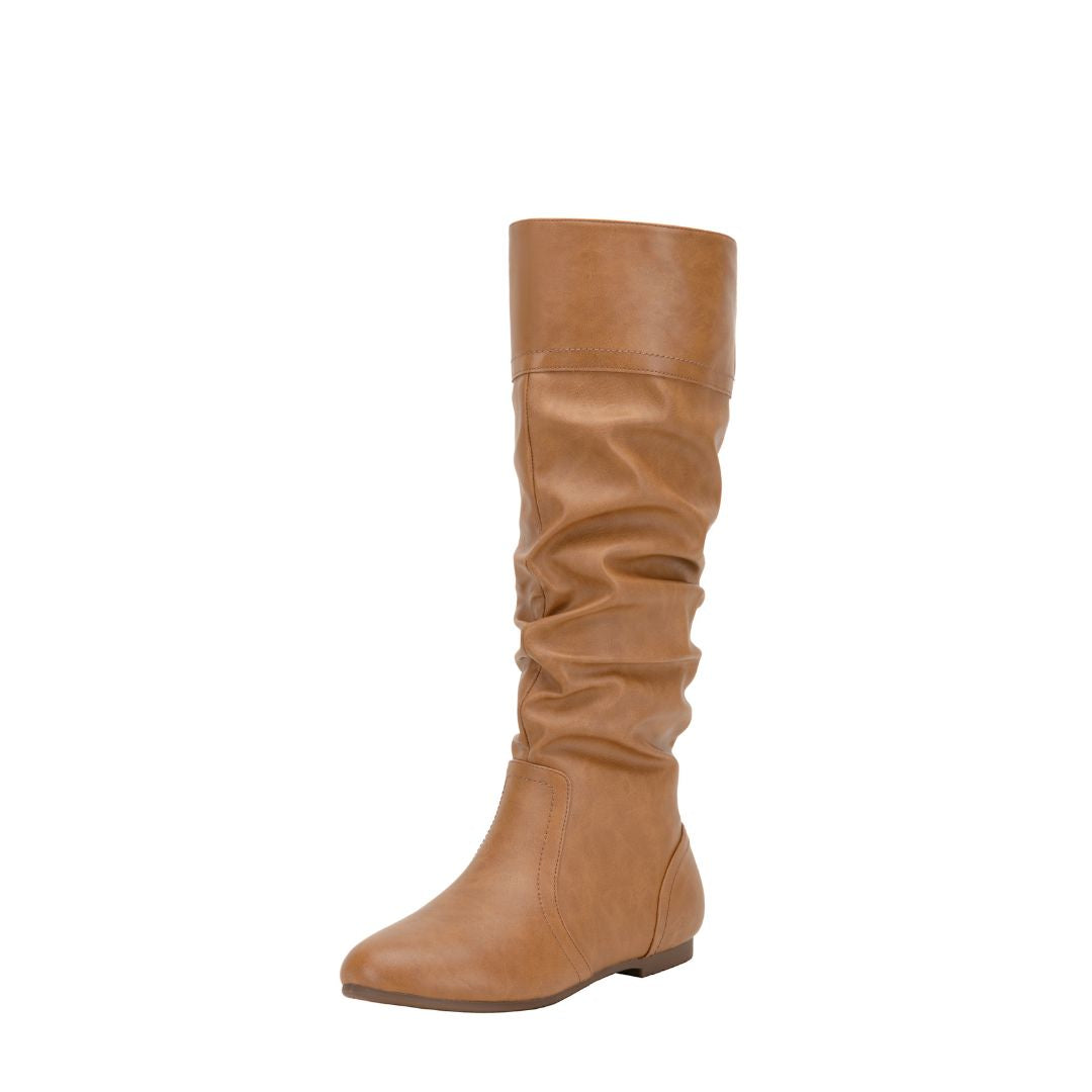 Jeossy Women's 9601 Knee High Boots Tall Slouch Boots with Inside Zipp ...